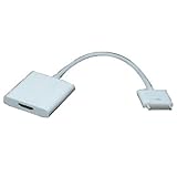 Dock Connector to HDMI Adapter Cable For Iphone 4G 4S iPod Touch Ipad2 ...