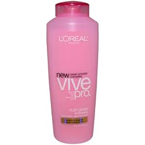 Amazon.com: L'Oreal Paris Vive Pro Nutri Gloss Shampoo, Normal to Fine ...