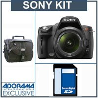 Sony Alpha A390 DSLR Camera / Lens Kit, with 18-55mm Lens, 4 GB SD ...