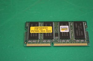 HYUNDAI - Hyundai 128MB SDRAM DIMM PC100 Memory HYM71V65M1601 PC100-322 ...