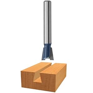 Bosch 84700M Dovetail Router Bit 1/4-Inch Shank 3/8-Inch Cut 3/8-Inch ...