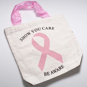 Pink Ribbon Tote Bag - FindGift.com