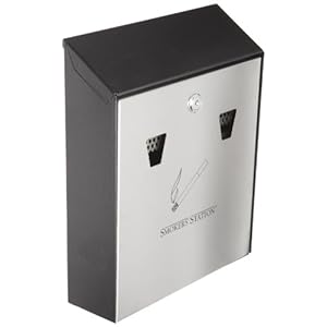 Amazon.com: Rubbermaid Commercial Steel Smokers Station Wall Mount Urn ...