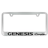 Amazon.com: GENESIS COUPE License Plate Frame 2 Black: Automotive