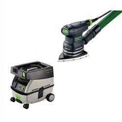 Festool DTS 400 EQ Sander + CT Mini Dust Extractor Package Review,For ...