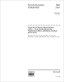 Amazon.com: ISO 1101:2004, Geometrical Product Specifications (GPS ...