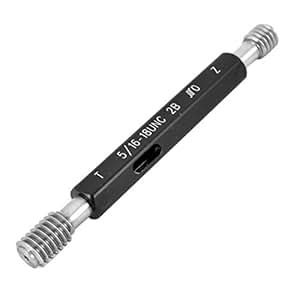 Amazon.com: 5/16-18UNC 2B Metric Double End Hex Handle Thread Plug Gage ...