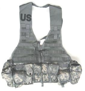 Amazon.com : Molle FLC ACU Fighting Load Carrier Kit Vest : Airsoft ...