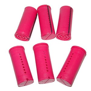 Amazon.com : Jumbo Concave Perm Rods * Burgundy * 1 3/8" Diameter * 6 ...