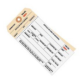 Amazon.com : 1000 to 1499 Numbered Inventory Tag 2 part Carbonless Stub ...