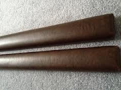 2 pc Waterbed Vinyl Padded Rails - Dark Brown