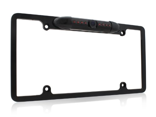 TaoTronics TT-CC17 Waterproof Color CMOS Car License Plate Frame Mount ...