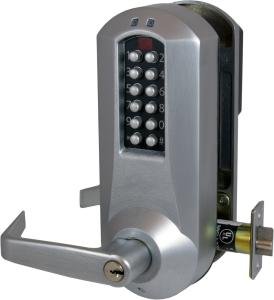 Kaba E-Plex E5031SWL Lever Electronic Push Button Lock Key Bypass ...