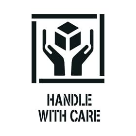 Amazon.com: Fragile Freight Marking Symbol Stencil - 10 inch - 10 mil ...