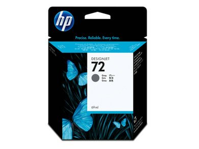 HEWLETT PACKARD 72 69ml Gray Ink Cartridge For HP Designjet T610 And ...