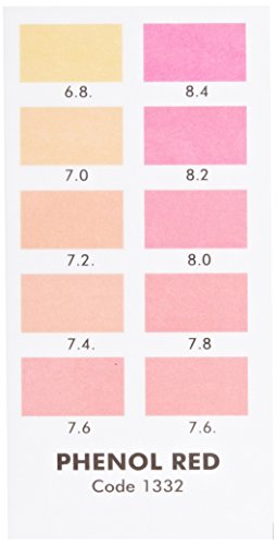 LaMotte 1332 Soil pH Test Kit Color Chart, Phenol Red General General
