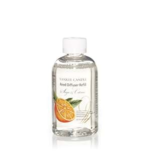 Amazon.com: Yankee Candle Sage & Citrus Reed Diffuser Oil Refill, Fresh ...