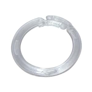 Amazon.com: Clear Plastic Split Rings for Shades & Valances, Large, 25 ...