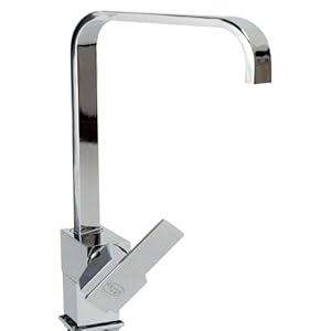 Luxury Designer Edge Square Monobloc Mixer Tap For Kitchen Sink Basin ...