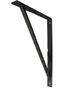 Shoreline 11"X14" Hammered Heavy Duty Wrought Iron Support Angle ...