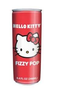 Amazon.com : Hello Kitty Soda Cans (FIZZY POP) - 8.4 oz - CASE OF 12 ...