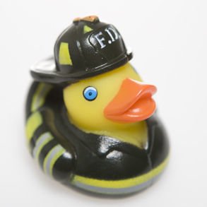 Fire Fighter Rubber Ducky - FindGift.com