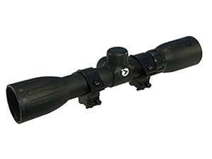 Amazon.com : Gamo LC4X32 Air Gun Scope with Rings : Pellet Gun Scope ...