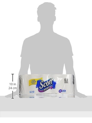 Купить Scott Bath Tissue, 1000 Sheet Rolls (20 Rolls) в интернет ...
