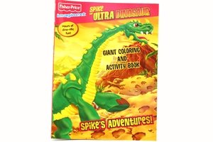 Amazon.com: Imaginext Spike the Ultra Dinosaur Giant Coloring and ...