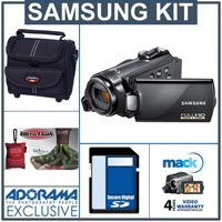 Samsung HMX-H200BN Hi-Def Digital Memory Camcorder Kit - Black - with ...
