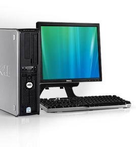 DELL DUAL CORE DESKTOP PC & 17" TFT COMPUTER WITH WINDOWS 7 & WIFI ...