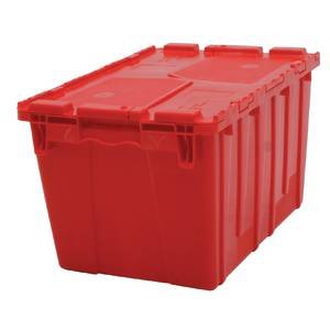 Amazon.com: Red Storage Totes with Hinged Lids: Industrial & Scientific