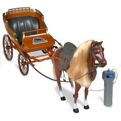 Amazon.com: Blue Ribbon Ranch: Remote Control Western Wagon with Horse ...