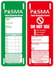 Pasma - Scaffold Tag Record - Pack of 10: Amazon.co.uk: Office Products