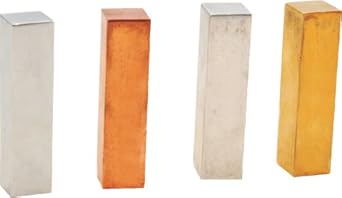 Amazon.com: Eisco Labs Specific Gravity Metal Block(5cm) Set of 4- Alum ...