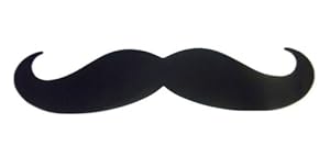 Amazon.com: Giant Mustache Magnet Novelty Jumbo Refrigerator Car ...
