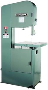 General International 20-Inch Woodcutting Bandsaw 2HP 1/230/60 - Power ...