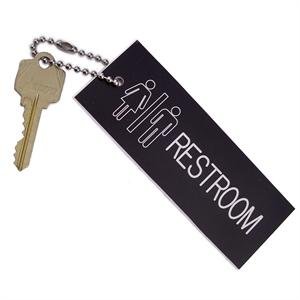 Amazon.com : ADA Approved Small Restroom Key Tag : Office Products