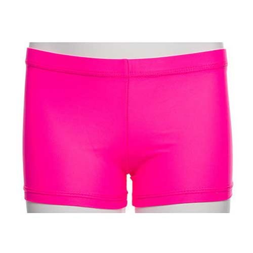 Lexi Luu Girls 8-10 Neon Pink Booty Cheerleading Dance Shorts | Nakosite