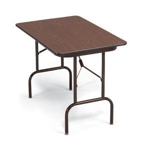Amazon.com: Correll Compact Folding Table with Casters 36" x 24 ...