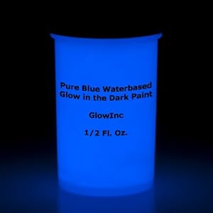 Amazon.com: Pure Blue Glow in the dark Paint 1/2Pint