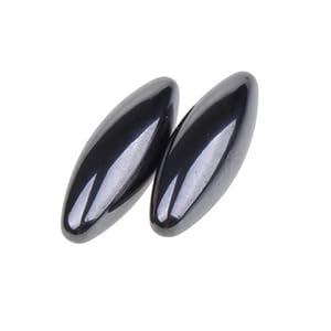 Theraphy Hematite Singing Magnets Magnetic Oval Ball Toys x 2 Pcs size ...