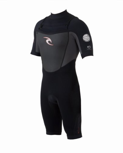 Rip Curl Men's Dawn Patrol Chest Zip Short Sleeve Springsuit - Snap-on ...