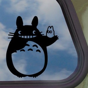 TOTORO Black Decal Ghibli Laputa Jdm Anime Window Sticker - Import It All