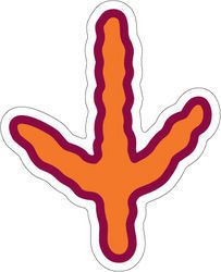 Amazon.com : Virginia Tech Hokies Car Magnet 3 inch Hokie Bird ...