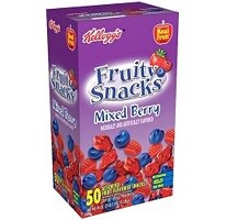 Amazon.com: Kellogg's Fruit Snacks Mixed Berry - 50/0.8oz Pouches: