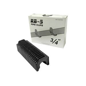 Amazon.com : Peter Mangone P6BK Stand-off Clips for 3/4" PEX (100/box ...