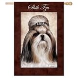 UPC 746851534874 - Shih Tzu Dog House Flag | upcitemdb.com