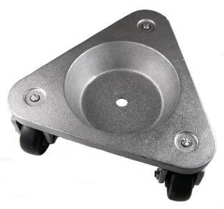 Mapp Caster P3310-HR, Tri Wheel Dolly with 3" Hard Rubber Wheels - 630 ...