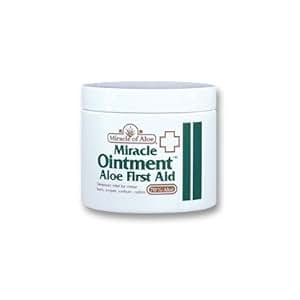 Amazon.com: Miracle of Aloe Miracle Ointment Aloe First Aid Cream 2 Oz ...